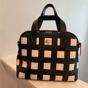 kate spade | Bags | Kate Spade Black And White Checkered Womens Bag ...